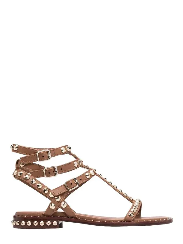 Ash Ariel Rockstud-embellished Sandals - Brown