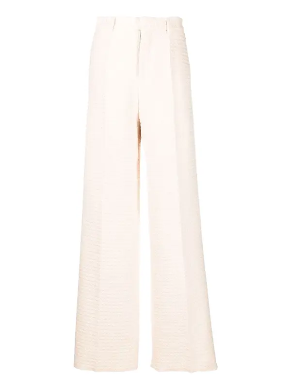 Amiri High-waisted Woven Trousers - Neutrals