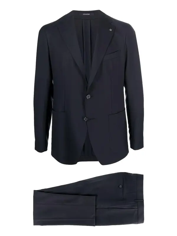 Tagliatore Single-breasted Tailored Suit - Blue