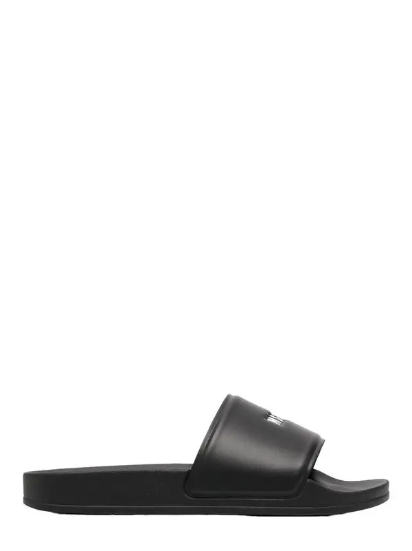 MSGM Logo-print Slides - Black