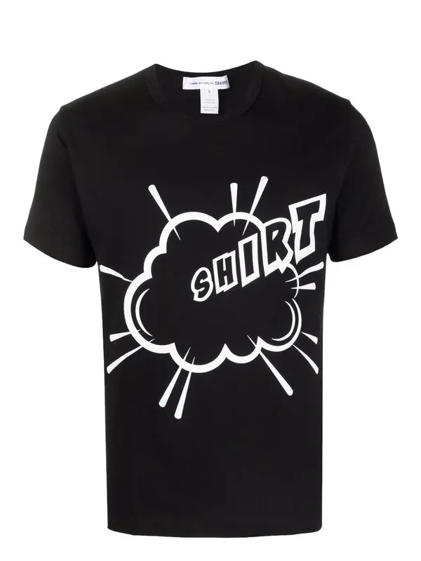 Comme Des Garçons Graphic-print T-shirt - Black