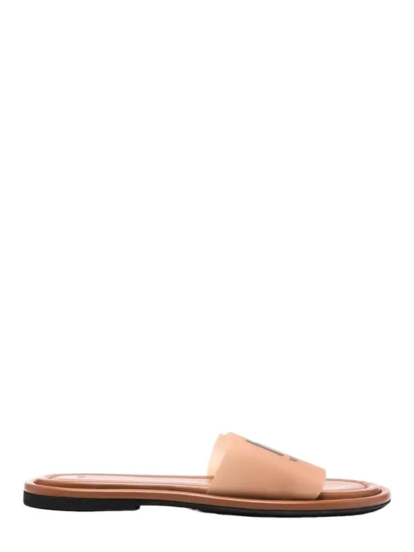 N°21 Logo-print Flat Sandals - Brown