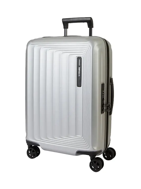 SAMSONITE Polypropylene 4-wheel Spinner Suitcase 65cm - Matt Silver