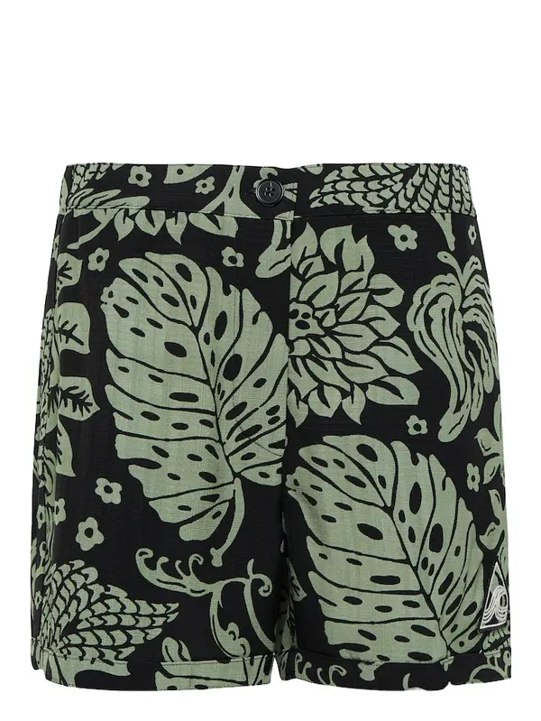 JIL SANDER Printed Shorts - Green