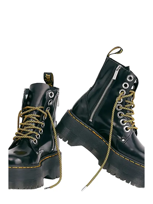 Dr. Martens Jadon Max Platform Boots - Black