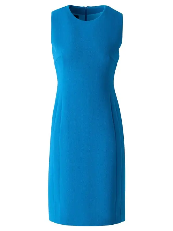 Akris Wool Crepe Sheath Dress - Twilight