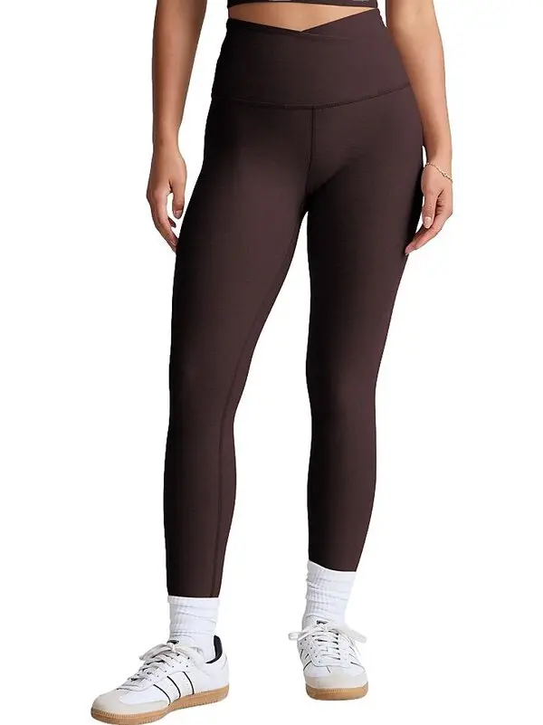 Beyond Yoga Spacedye At Your Leisure High Waisted Midi Legging - Dark Chocolate