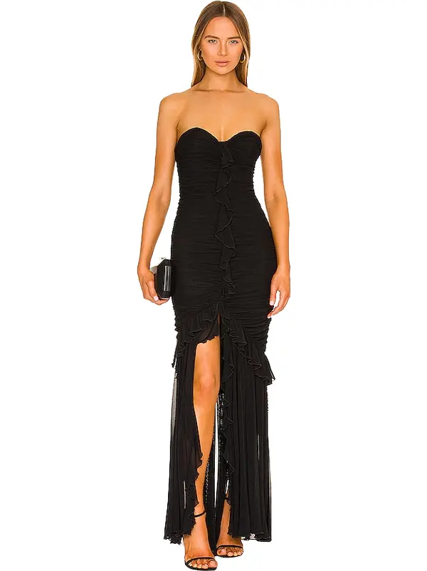 Majorelle Giules Gown - Black