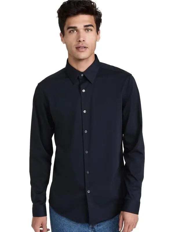 Theory Sylvain Structured Shirt - Eclipse