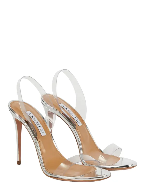 AQUAZZURA So Nude 105 Sandals - Multicoloured