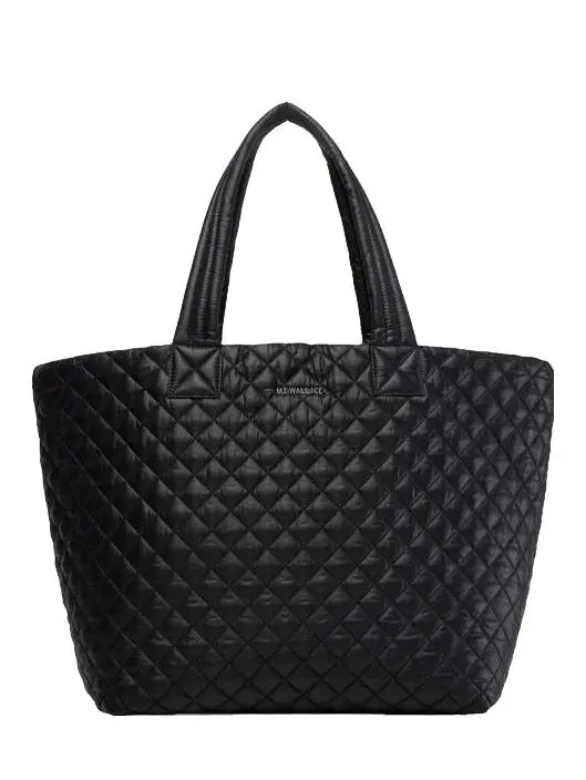 Mz Wallace Large Metro Tote - Black Oxford