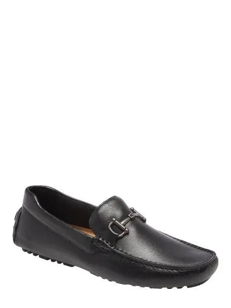 Nordstrom Bit Driving Loafer - Black Leather