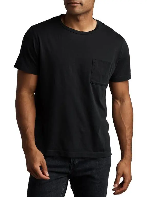 ROAN Asher Cotton Pocket T-shirt - Black