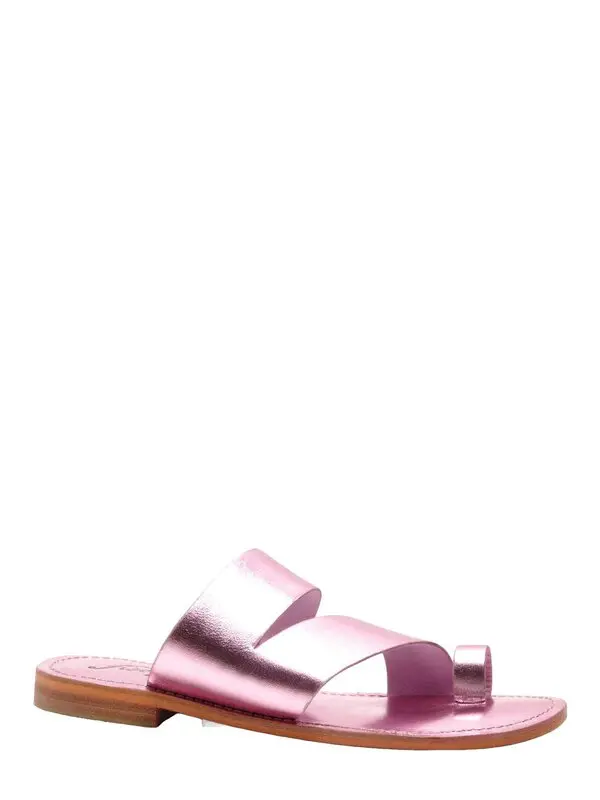 Free People Abilene Toe Loop Sandal - Metallic Pink