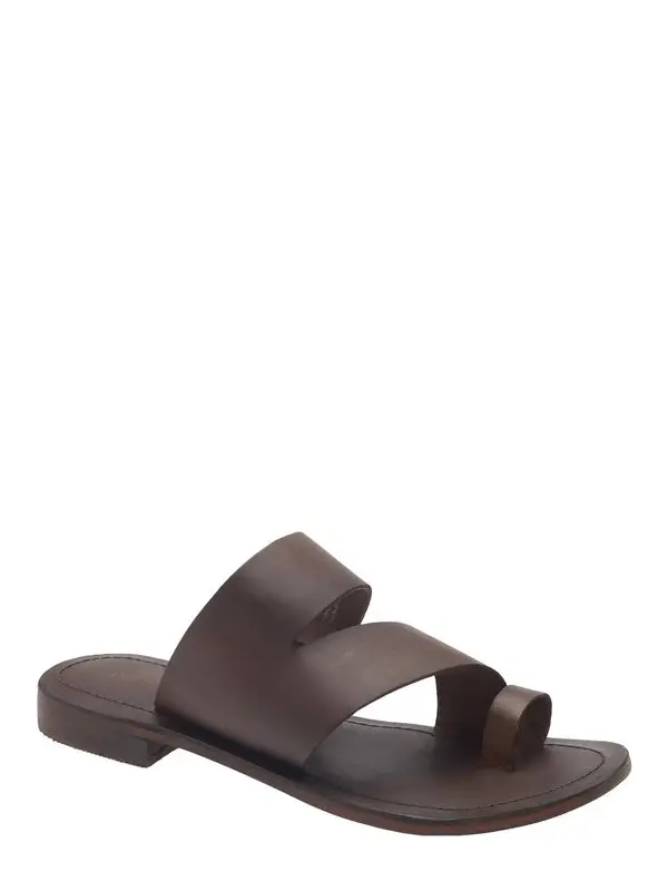 Free People Abilene Toe Loop Sandal - Oak Leather