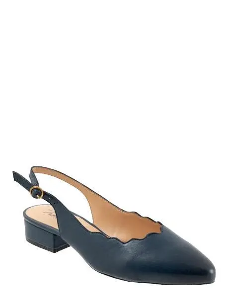 Trotters Joselyn Slingback Flat - Navy