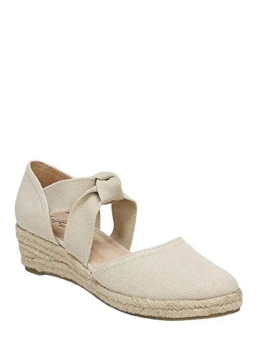 LIFESTRIDE Kascade Espadrille Wedge Sandal - Almnd Milk