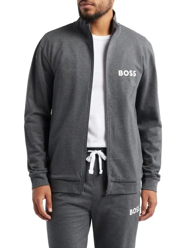 BOSS Ease Track Jacket - Grey