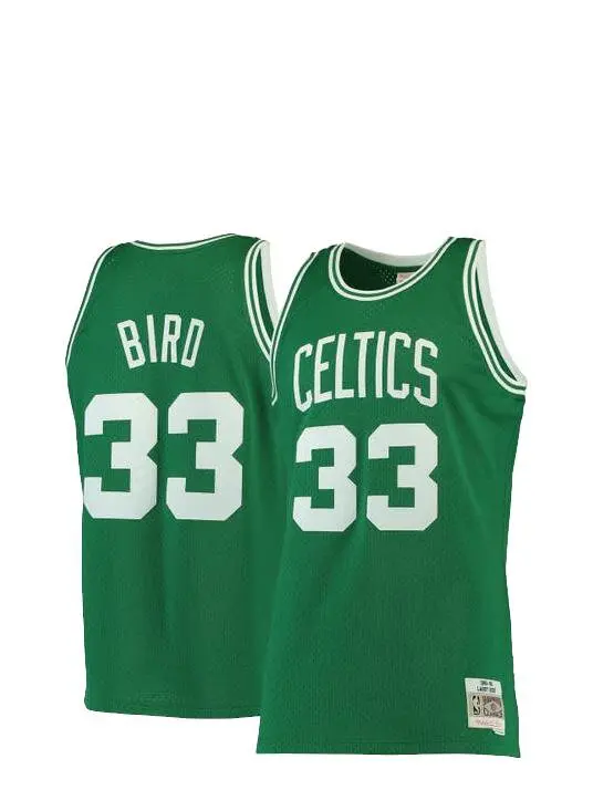 Mitchell & Ness Larry Bird Boston Celtics Hardwood Classics Swingman Jersey - Kelly Green