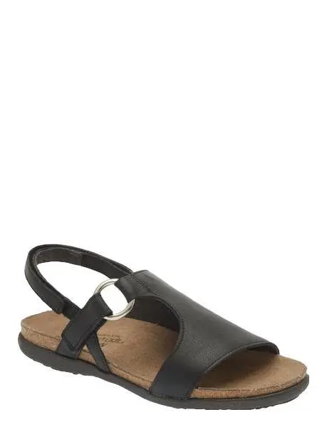 Naot Olivia Sandal - Soft Black Leather