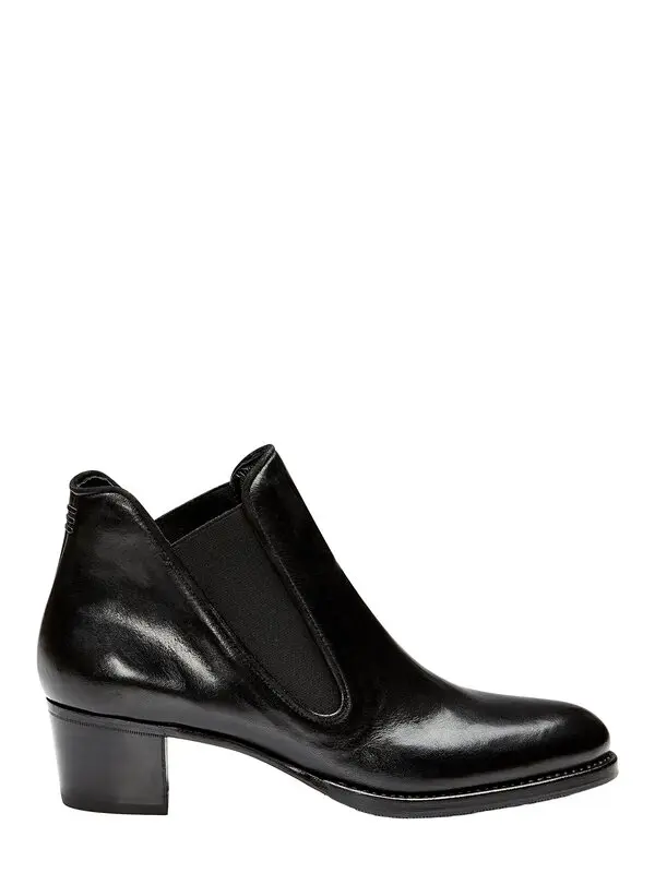 Sarah Flint Ellie X Gravati Chelsea Boot - Black Vachetta