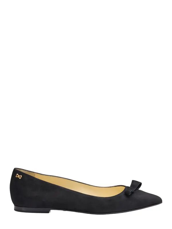 Sarah Flint Natalie Flat - Black Suede
