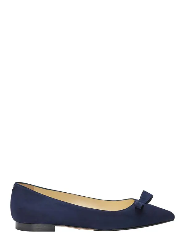 Sarah Flint Natalie Flat - Navy Suede