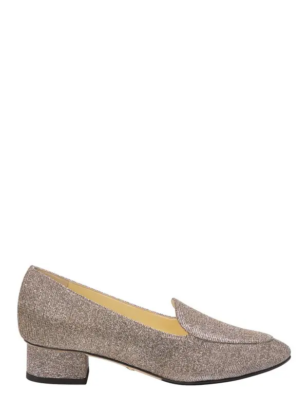 Sarah Flint Rosie Loafer - Gunmetal Lame