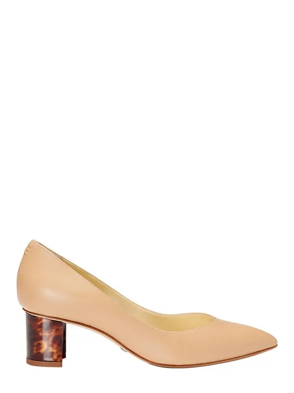 Sarah Flint Perfect Emma Saffiano Pump - Sand Calf