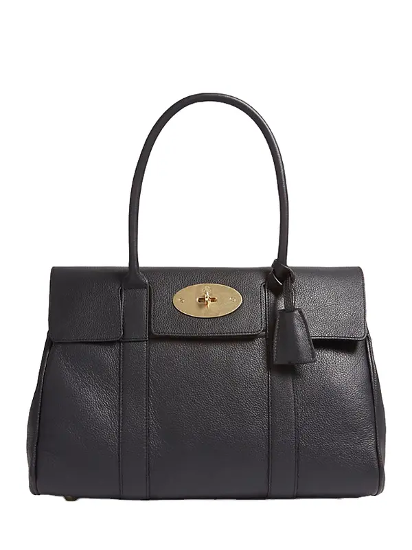 Mulberry Bayswater Leather Tote - Black Brass