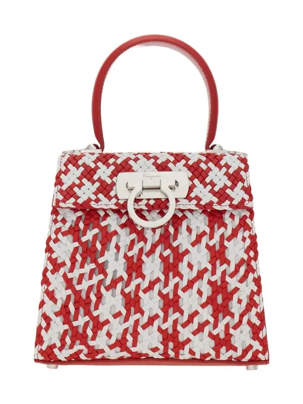FERRAGAMO Iconic Top Handle Bag - Red