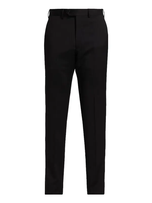 Emporio Armani Classic Wool Trousers - Black