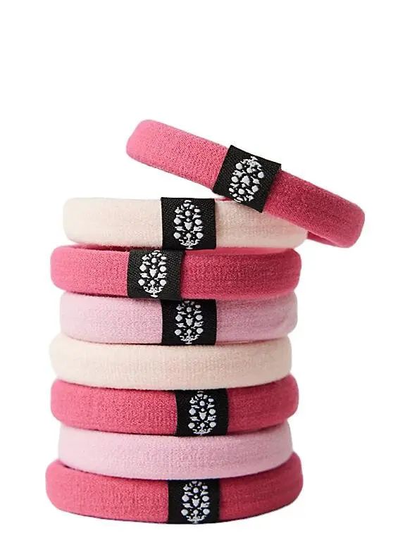 Free People Movement Hair Tie Pack - Bubblegum Combo