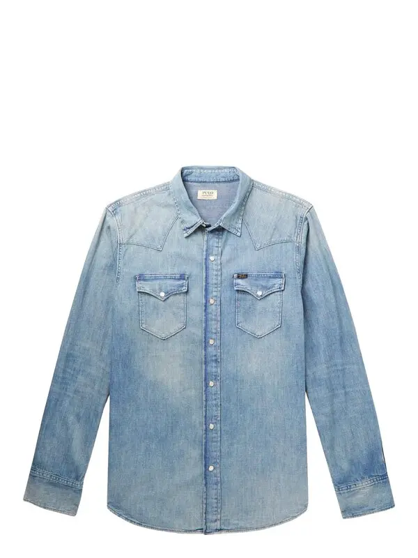 Polo Ralph Lauren Denim Western Shirt - Blue