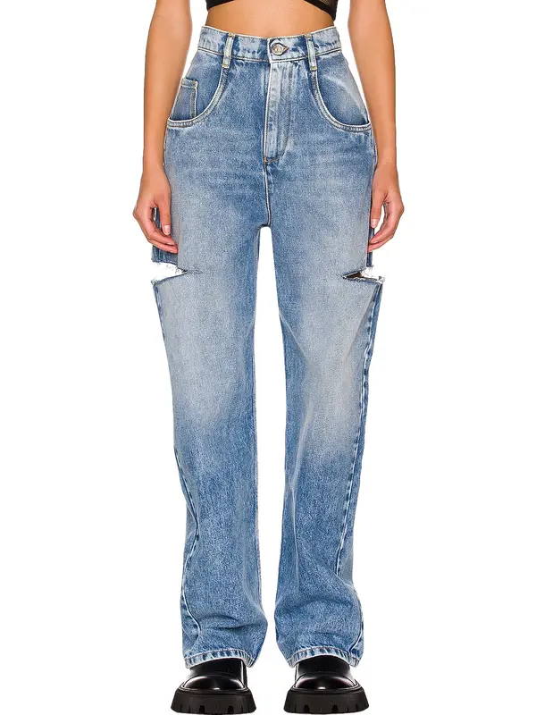 MAISON MARGIELA 5 Pocket Side Slit Jeans - Denim