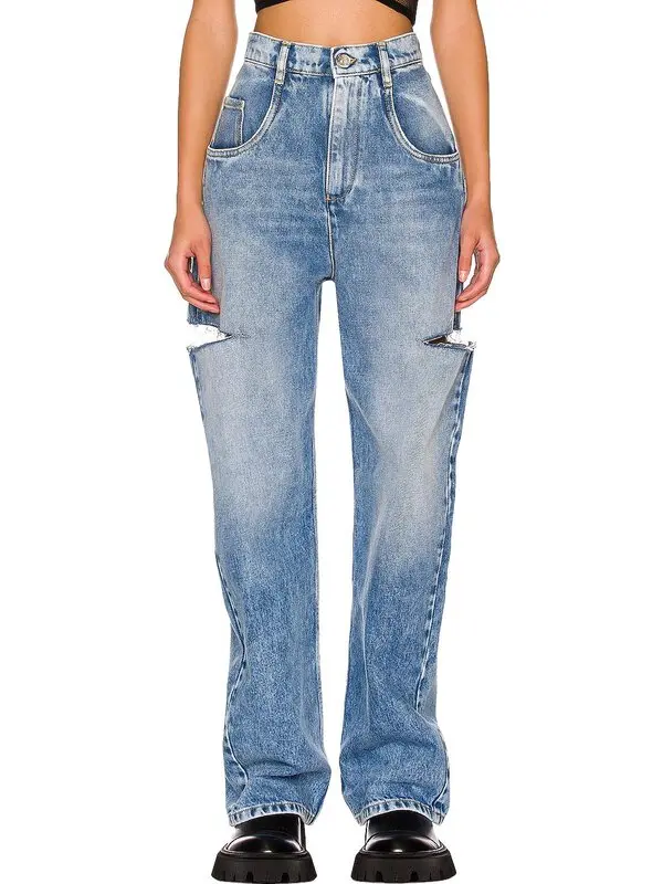 MAISON MARGIELA 5 Pocket Side Slit Jeans - Denim