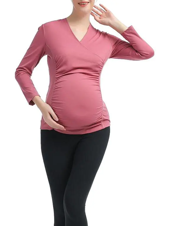 KIMI + KAI Maternity/nursing Top - Rose