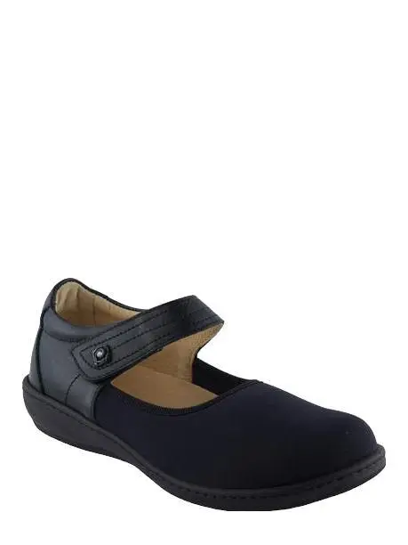 DAVID TATE Everly Mary Jane Flat - Black