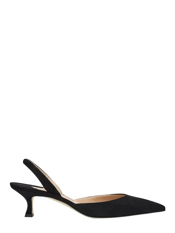 Manolo Blahnik Carolyne Kitten-heel Pumps - Black