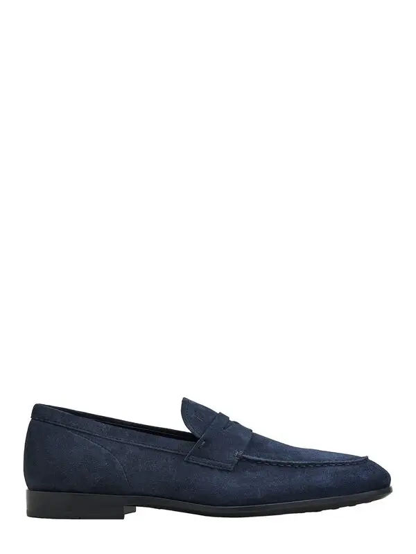 TOD'S Suede Loafers - Blue