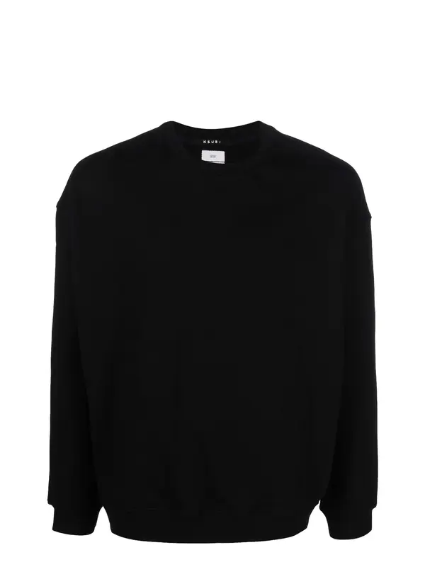 Ksubi Patterned Crew Neck Sweatshirt - Black
