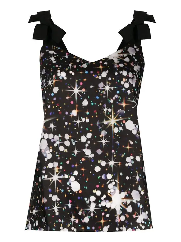 Viktor & Rolf Confetti Sparkle-print Camisole Top - Multicolour
