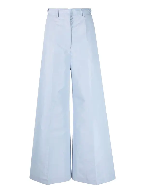 Stella McCartney High-waisted Wide-leg Trousers - Blue