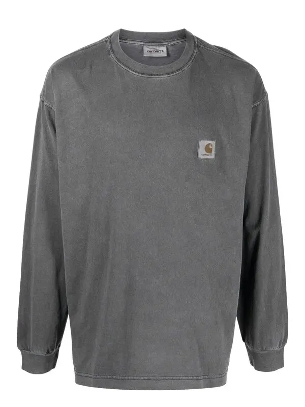 Carhartt Work In Progress Long-sleeved Crewneck T-shirt - Grey