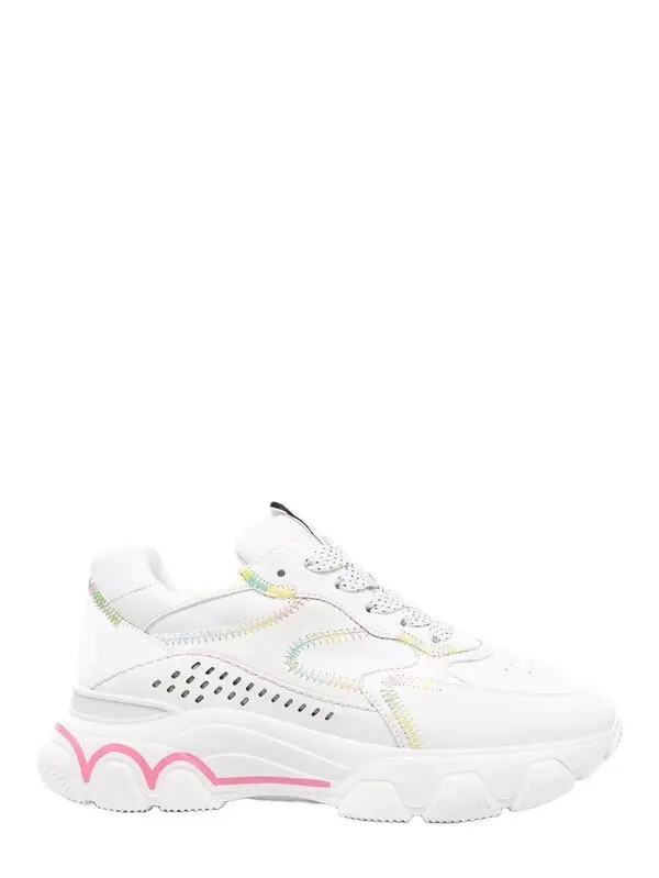 Hogan Hyperactive Lace-up Sneakers - White