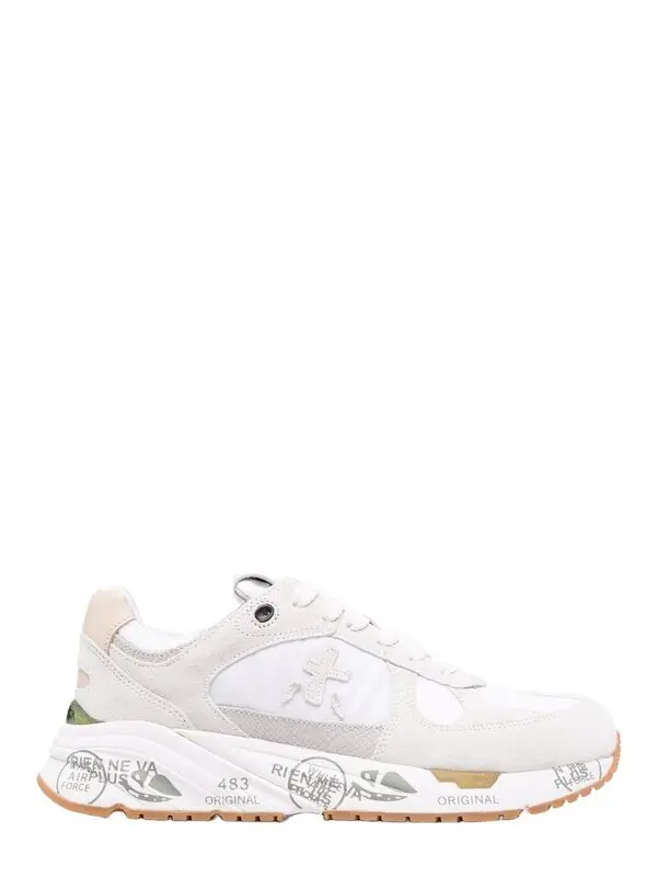 Premiata Low-top Panelled Sneakers - White