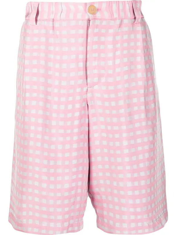 Jacquemus Le Short Gelati Pleated Shorts - Pink