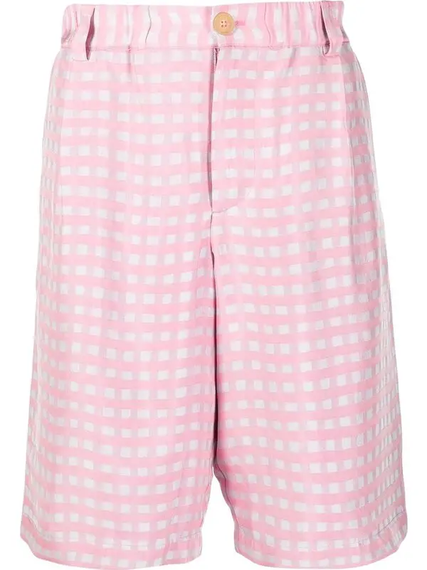 Jacquemus Le Short Gelati Pleated Shorts - Pink