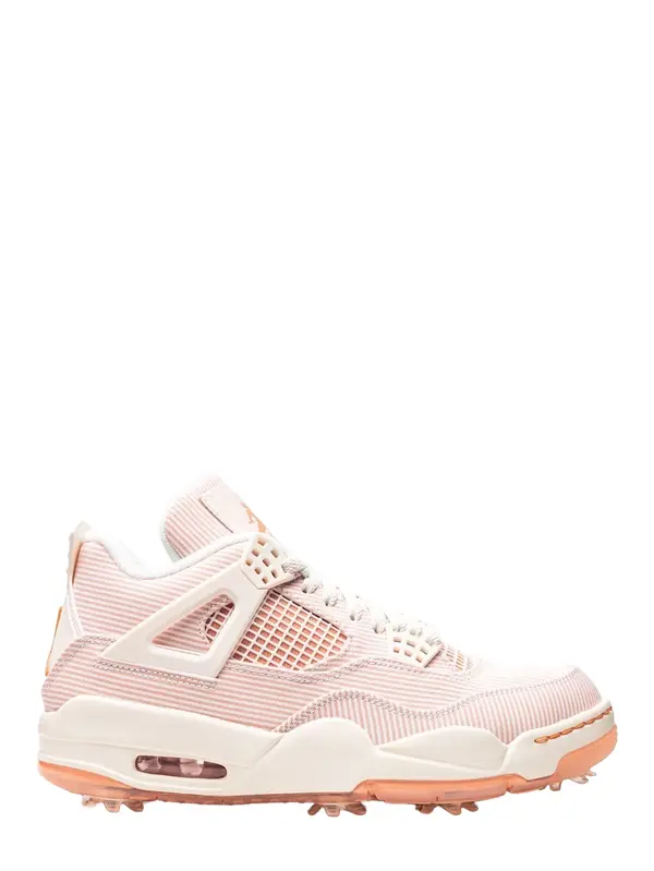 JORDAN 4 Retro Golf Seersucker Sneakers - Pink
