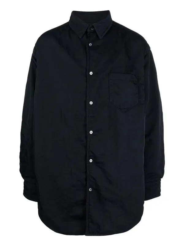 MAISON MARGIELA Oversized Shirt Jacket - Blue